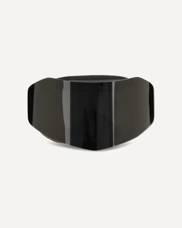 Balenciaga Mirrored Ski Mask Sunglasses - Black