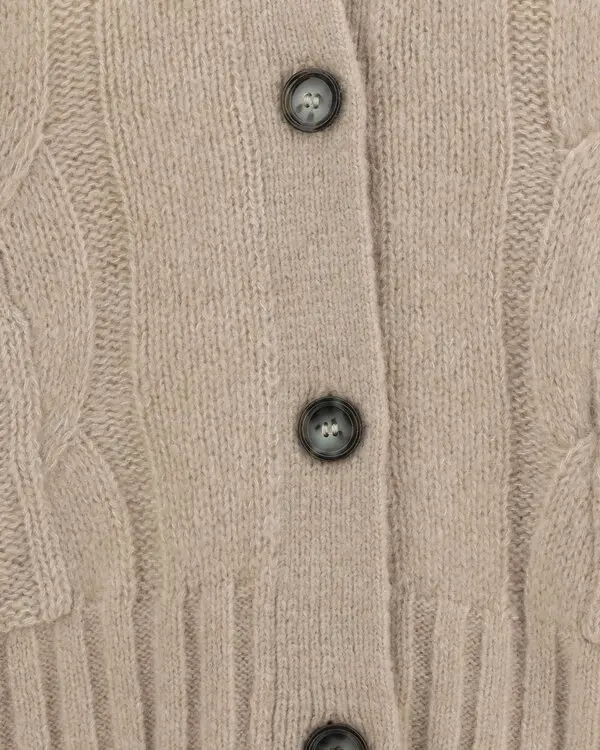 ALLUDE Cahmere And Ilk Weater With Button