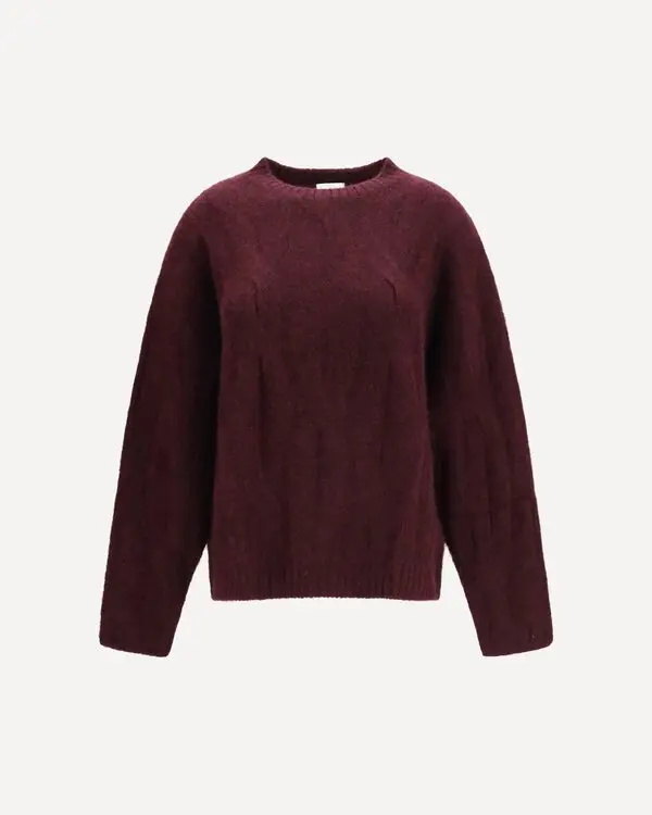ALLUDE Cahmere And Ilk Weater With Voluminou Leeve