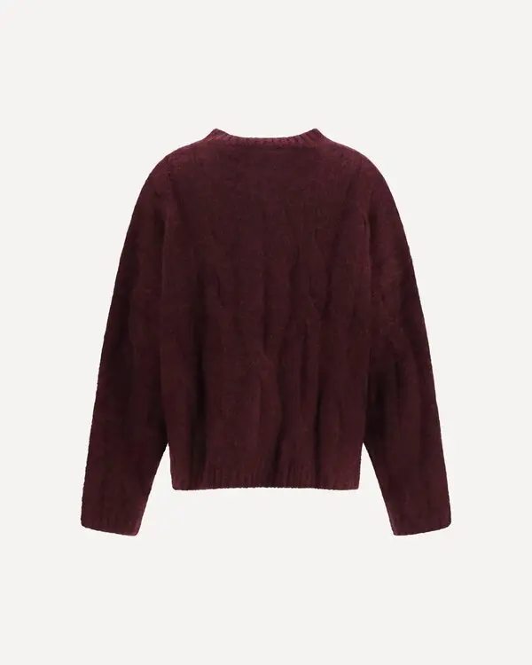 ALLUDE Cahmere And Ilk Weater With Voluminou Leeve