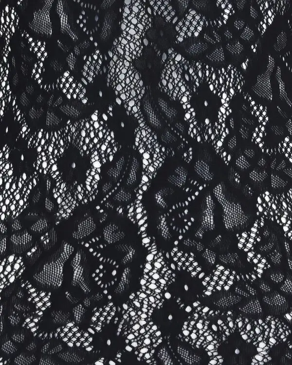 Wolford Infinite Rose Net Long-sleeve Top