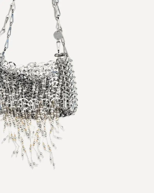 Rabanne Nano 1969 Pearl Fringe Shoulder Bag