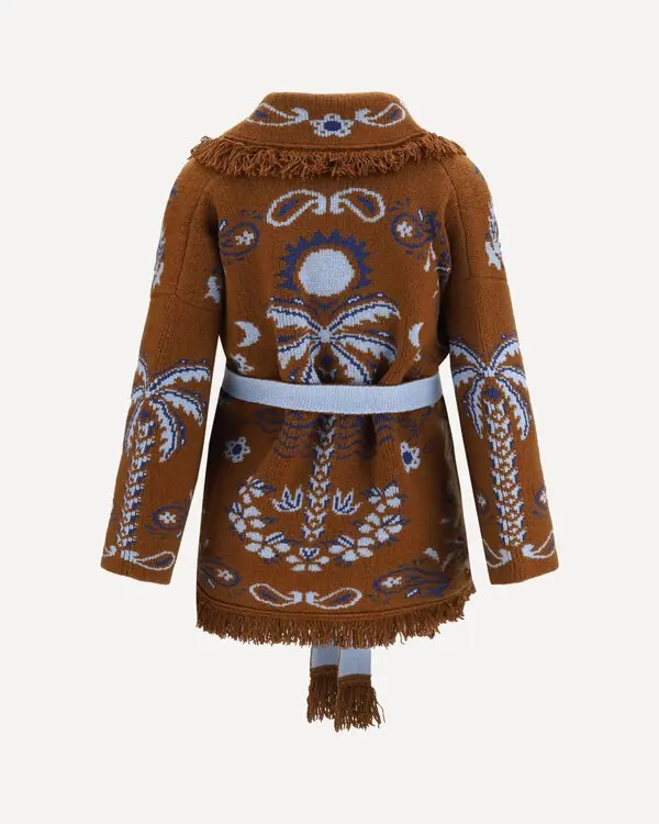 Alanui Island Roots Cardigan With Belt