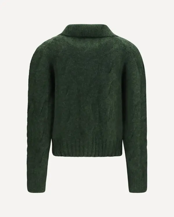 ALLUDE Cahmere And Ilk Weater With Button