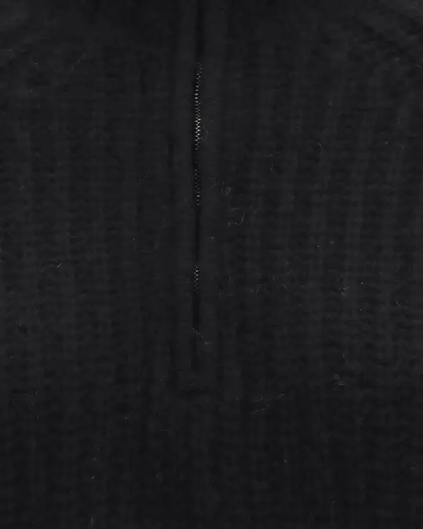 ALLUDE Ribbed Troyer Weater With Zip
