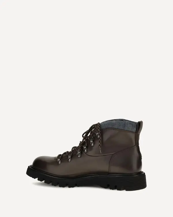 Fratelli Rossetti Polished Leather Lace-up Boots