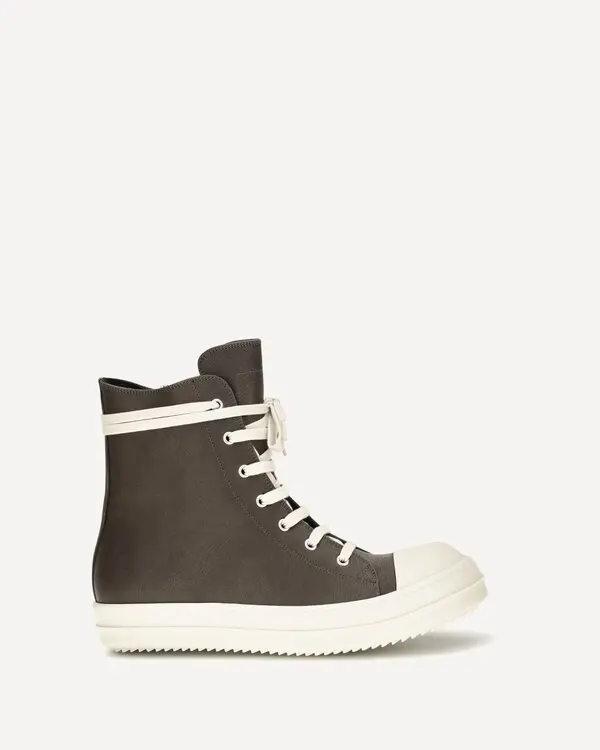 Rick Owens Tower Sneaks Leather Sneakers