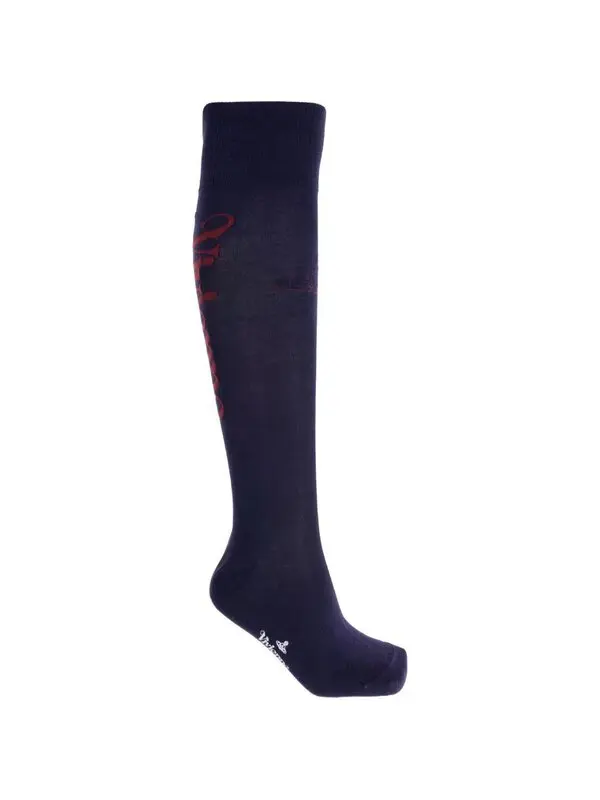 VIVIENNE WESTWOOD Orb Logo-embelishment Socks