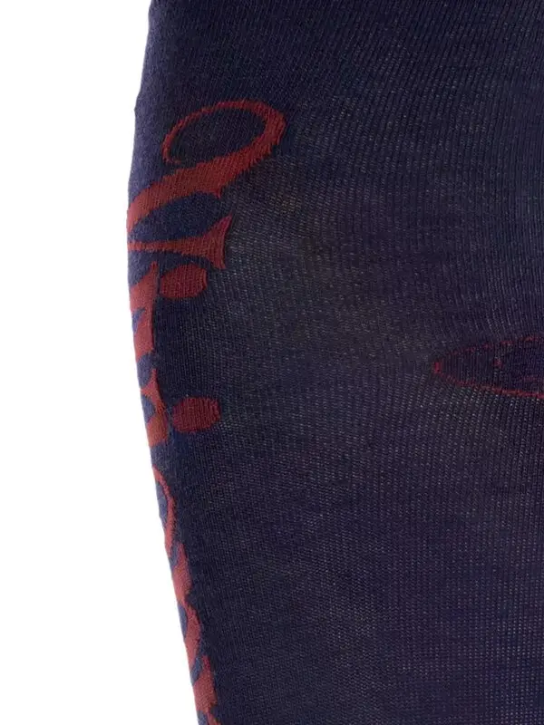 VIVIENNE WESTWOOD Orb Logo-embelishment Socks