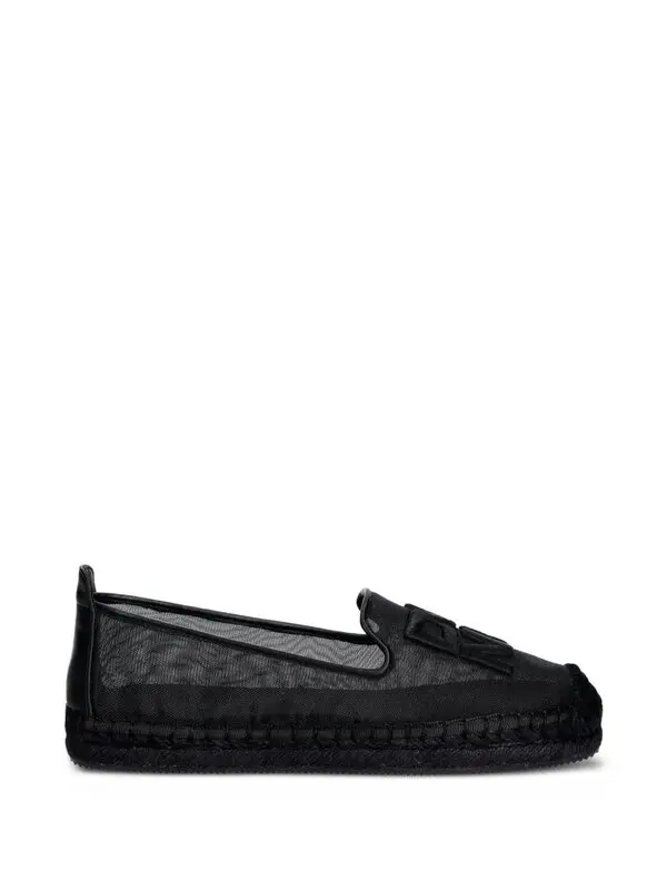 Dkny Logo-patch Mesh Espadrilles