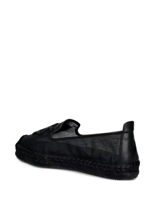 Dkny Logo-patch Mesh Espadrilles