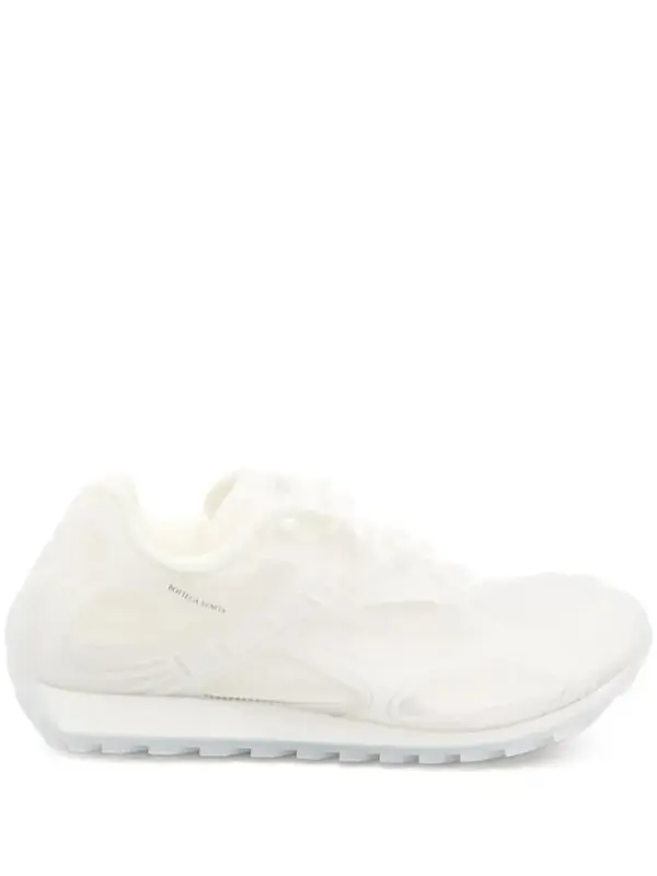 Bottega Veneta Sneakers Orbit Da Running In Gomma Tecnica E Mesh - White