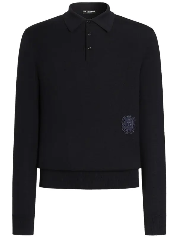 Dolce & Gabbana Polo In Lana Vergine