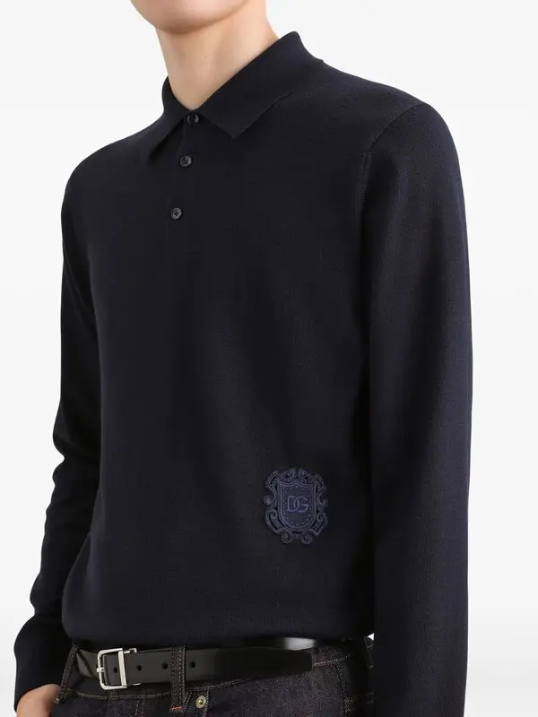 Dolce & Gabbana Polo In Lana Vergine