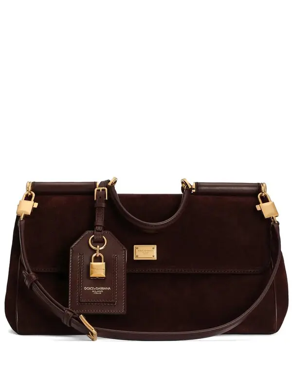 Dolce & Gabbana My Sicily Suede Handbag - Red