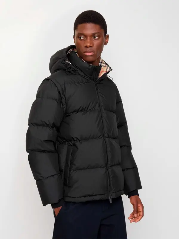 Burberry Bideford Detachable Sleeve Puffer Jacket