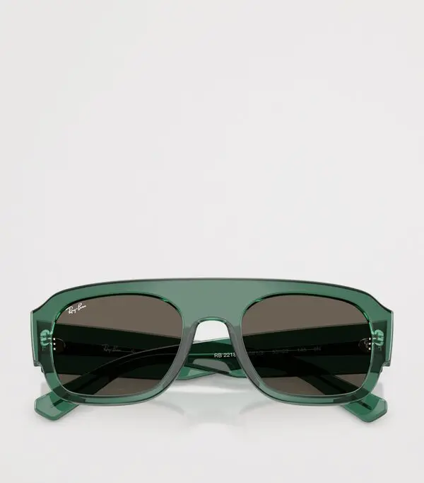 Ray-ban Rb2218 Irregular Frame Sunglasses - Green