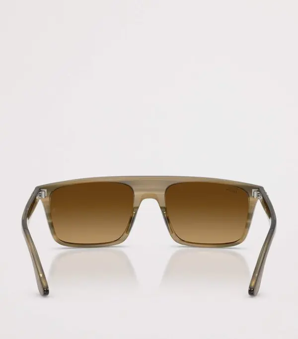 Ray-ban Rb2222 Square Frame Sunglasses - Green
