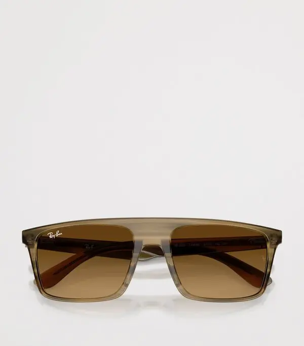 Ray-ban Rb2222 Square Frame Sunglasses - Green