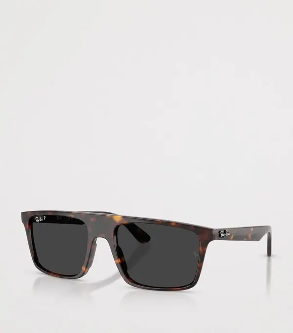 Ray-ban Tortoiseshell Square Frame Sunglasses - Brown