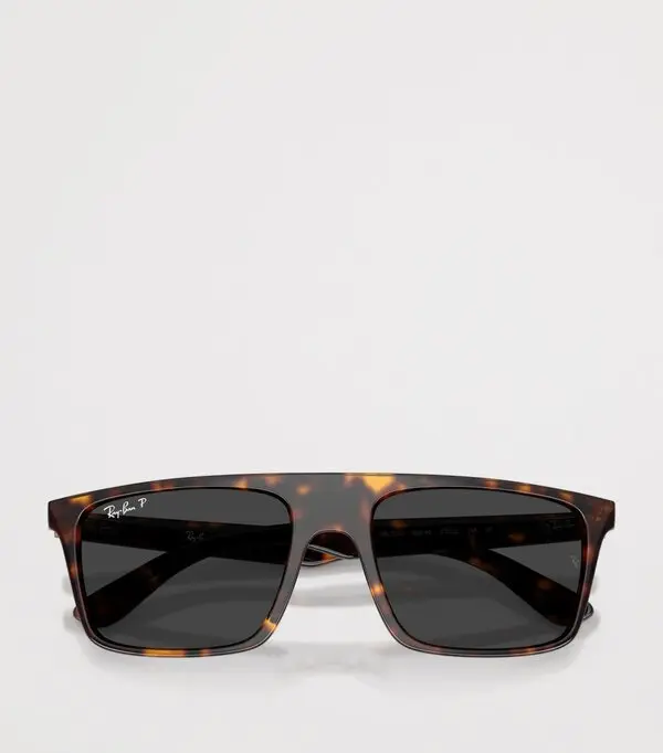Ray-ban Tortoiseshell Square Frame Sunglasses - Brown