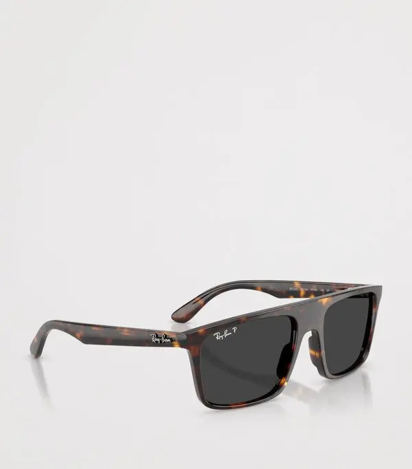 Ray-ban Tortoiseshell Square Frame Sunglasses - Brown