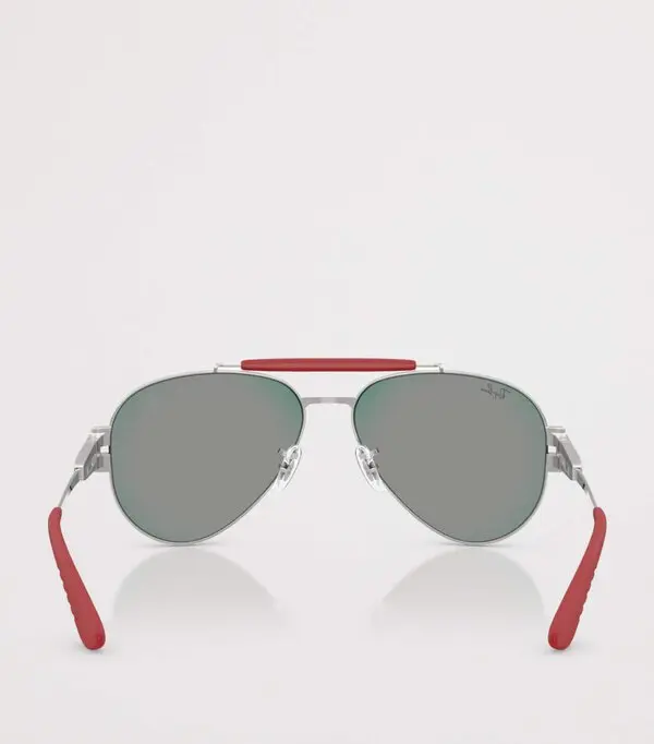 Ray-ban Scuderia Ferrari Collection Phantos Sunglasses - Silver