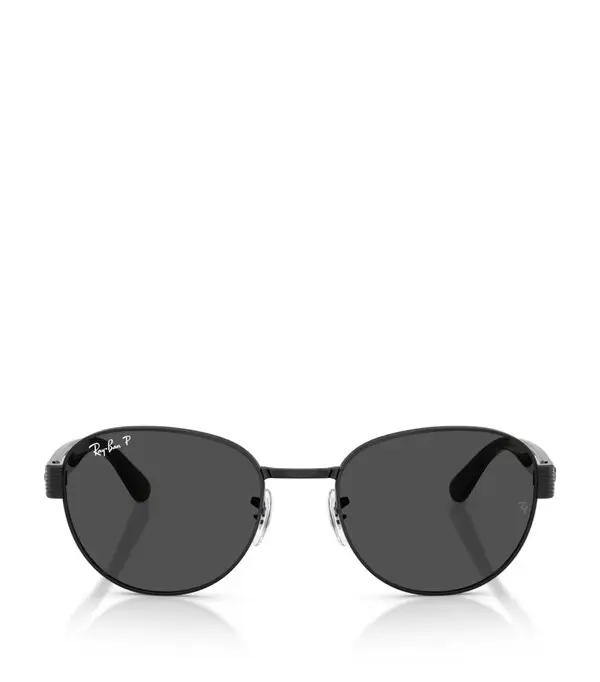 Ray-ban Rb3766 Polarized+ Lenses Square Sunglasses - Black