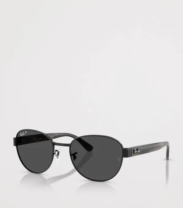 Ray-ban Rb3766 Polarized+ Lenses Square Sunglasses - Black