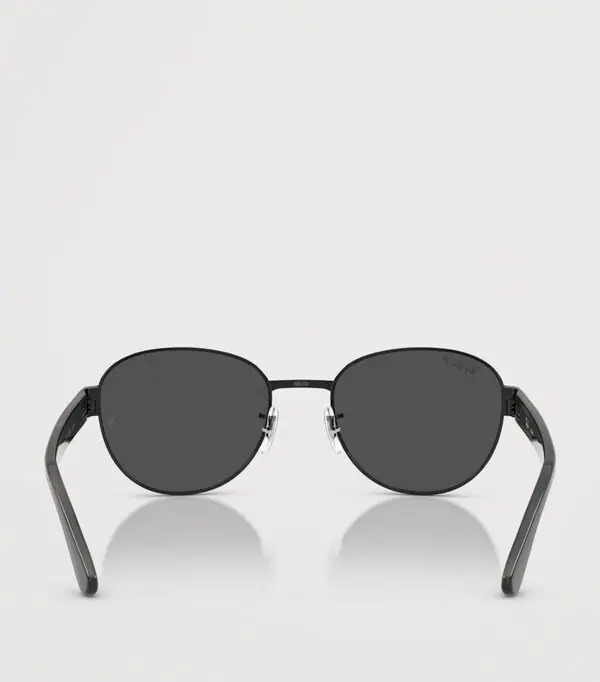 Ray-ban Rb3766 Polarized+ Lenses Square Sunglasses - Black