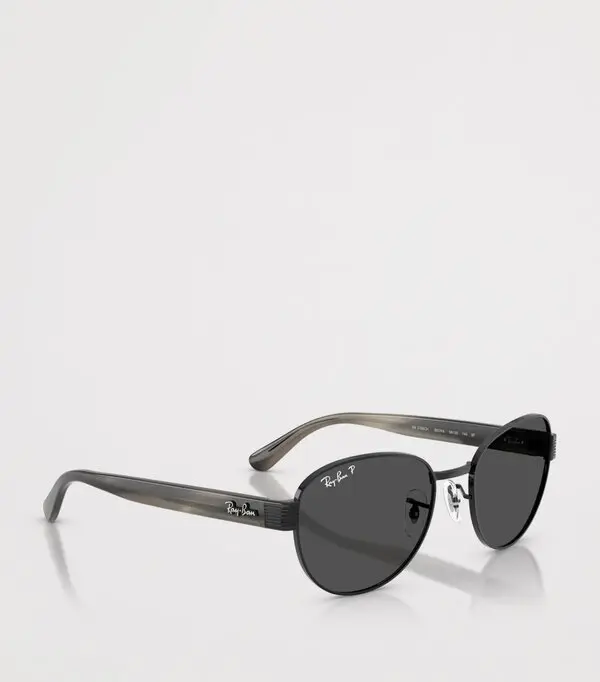 Ray-ban Rb3766 Polarized+ Lenses Square Sunglasses - Black