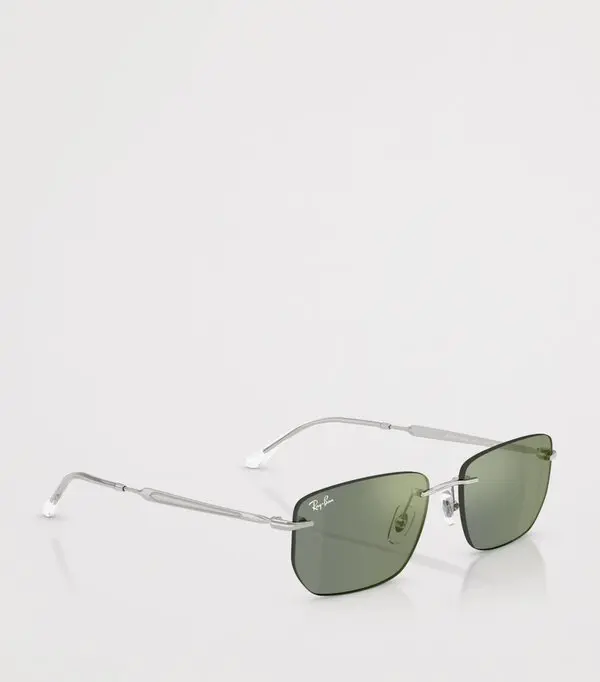 Ray-ban Rb3768 Irregular Sunglasses - Silver