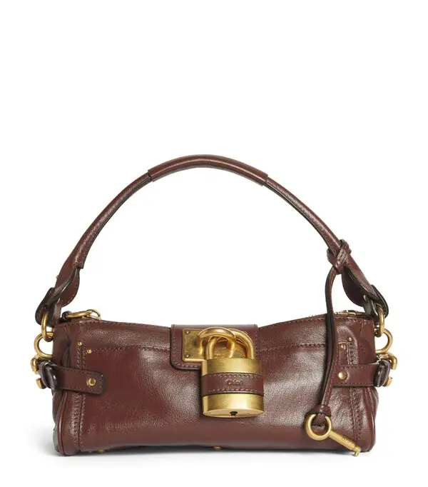 Chloé Small Leather Paddington Top Handle Bag - Brown
