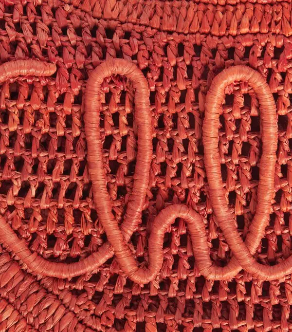 Chloé Raffia Summer Banana Shoulder Bag