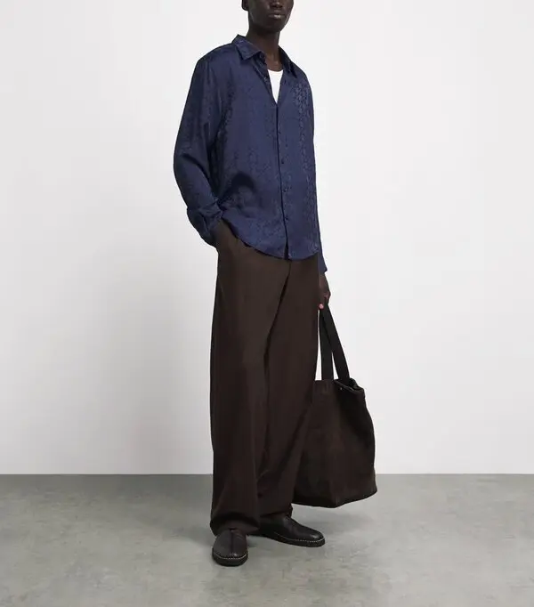 Sandro Jacquard Square Cross Shirt