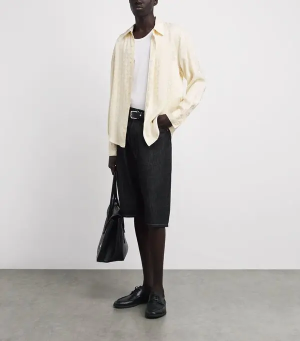 Sandro Jacquard Square Cross Shirt