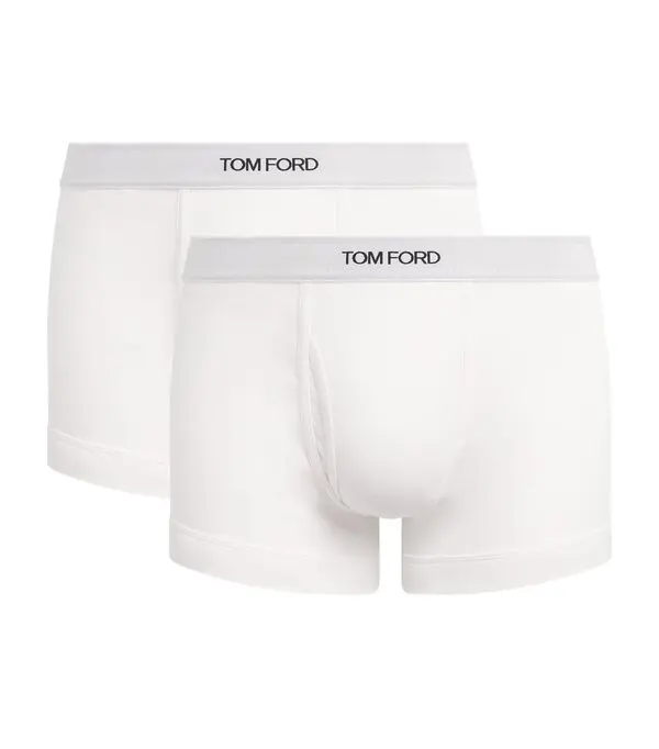 TOM FORD Stretch-cotton Logo Boxer Briefs