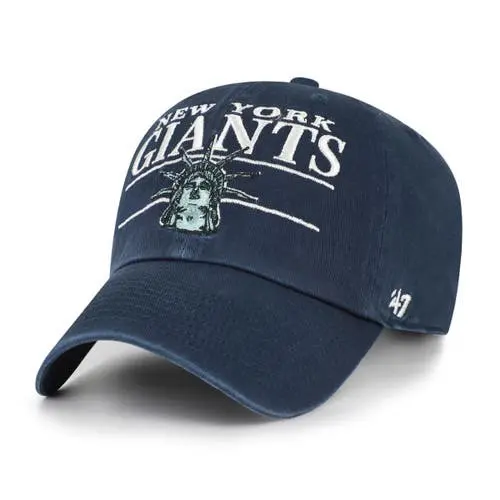 '47 New York Giants Throwback Graphic Clean Up Adjustable Hat