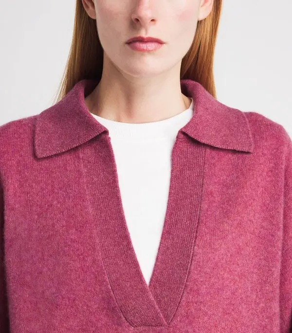 Le Kasha Organic Cashmere Jacksob Polo Sweater
