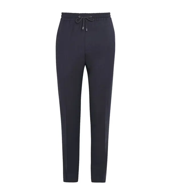 Pal Zileri Virgin Wool Drawstring Trousers