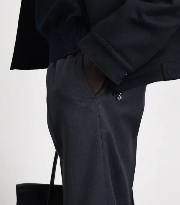 Pal Zileri Virgin Wool Drawstring Trousers