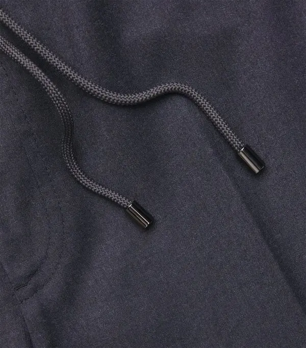 Pal Zileri Virgin Wool Drawstring Trousers
