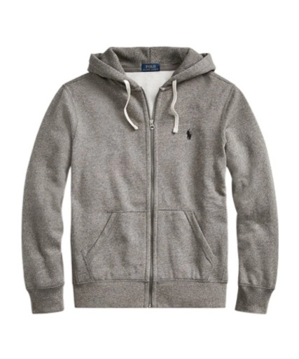 Polo Ralph Lauren Cotton Zip-up Hoodie - Gray