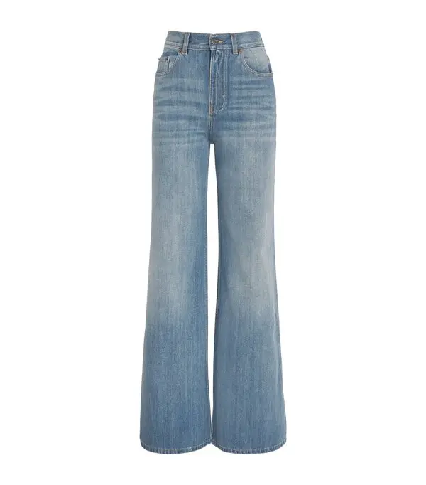 Chloé High-rise Wide-leg Jeans