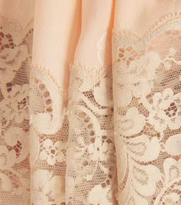 Chloé Silk Floral Jacquard Maxi Dress