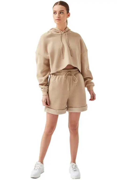 4TH & RECKLESS Lita Crop Oversize Hoodie