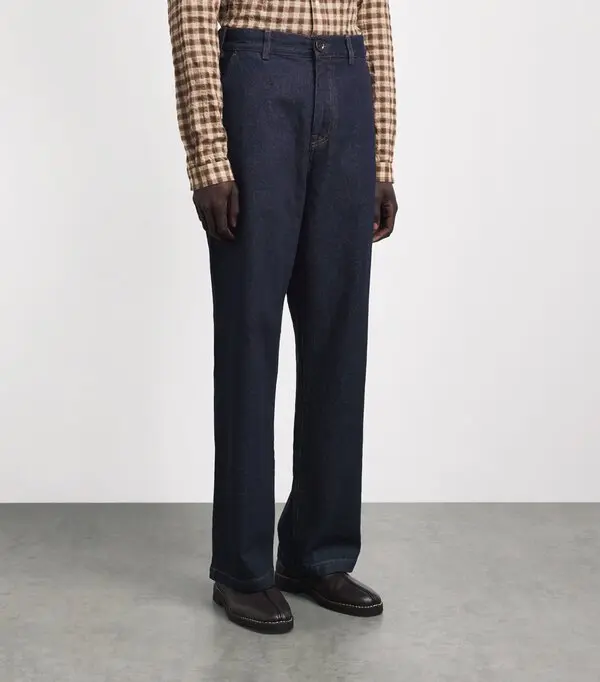 Oliver Peoples Westall Denim Utility Trousers