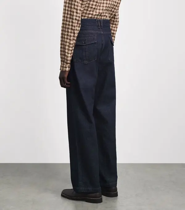 Oliver Peoples Westall Denim Utility Trousers