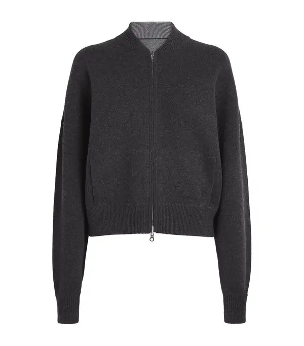 Arch4 Cashmere Reversible Bomber Jacket