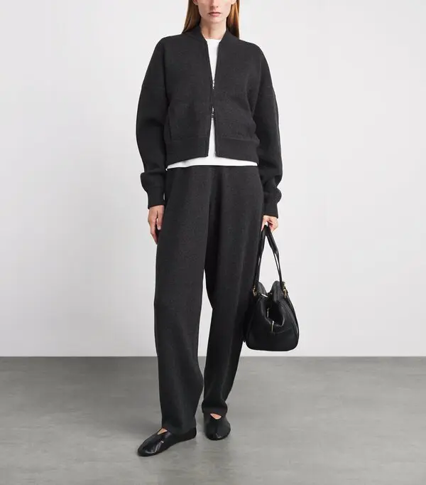 Arch4 Cashmere Reversible Bomber Jacket